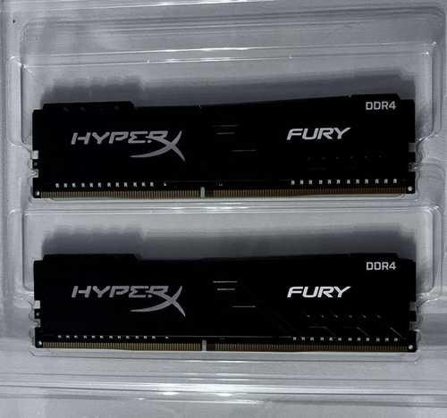 Оперативная память ddr4 16gb 2666 hyperx fury