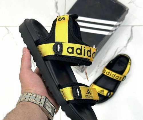 Мужские сандали Adidas Yellow новые