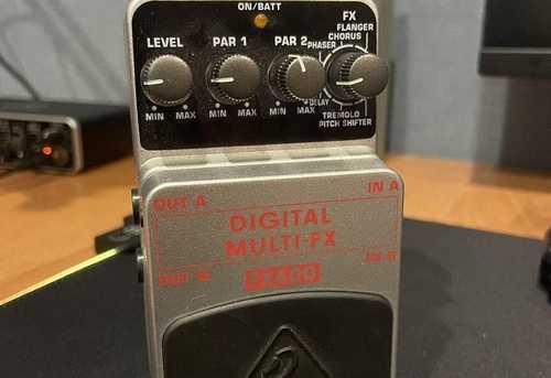 Гитарная педаль Behringer digital multi-FX FX600