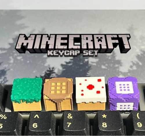 Кейкапы Minecraft