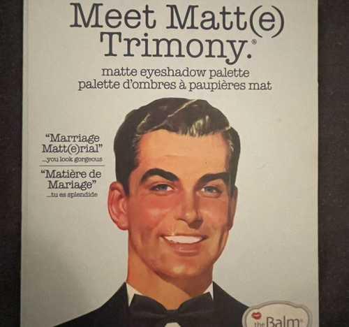 Палетка теней Meet Matt(e) Trimony