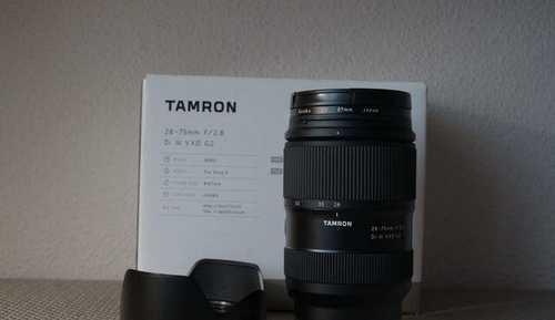 Tamron 28-75mm f/2.8 Di III VXD G2 Sony E