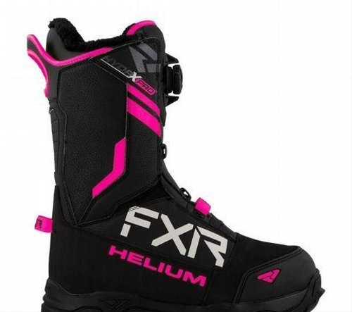Ботинки женские FXR Helium BOA Black/Fuchsia 21070
