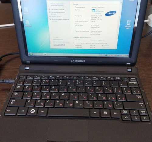 10.1" Samsung NP-N150, 250 ГБ, Atom N450, RAM 1 ГБ, Intel GMA 3150