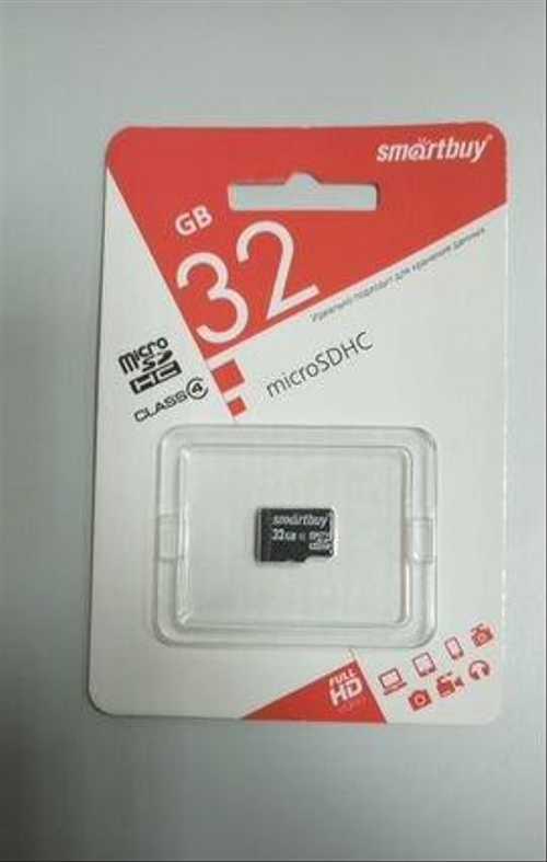 Карта памяти microsd 32 гб