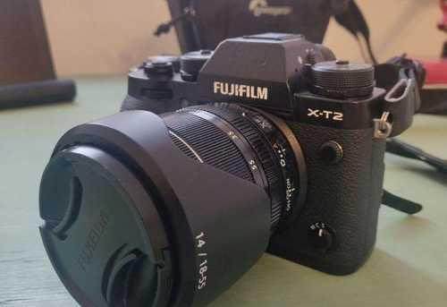 Фотоаппарат Fujifilm x-t2 с XF 18-55mm f/2.8-4