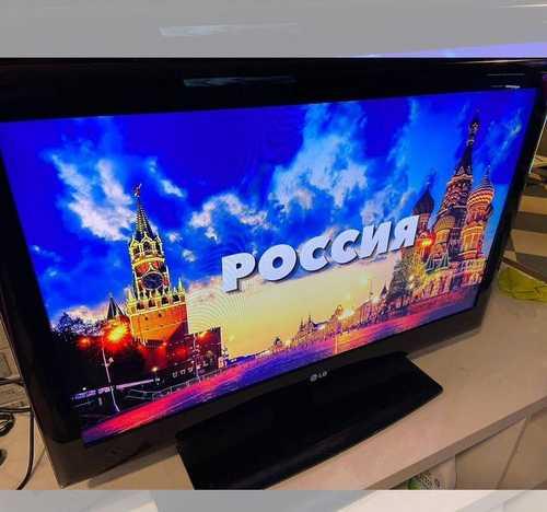 Большой яркий LED TV LG 81см hdmi USB