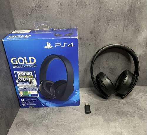 Наушники Sony Gold Wireless Headset 7.1 PS4/PS5