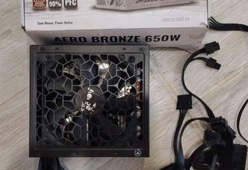 Блок питания Aerocool Aero Bronze 650W