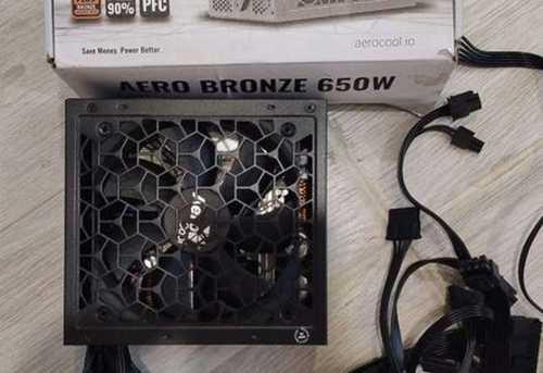 Блок питания Aerocool Aero Bronze 650W
