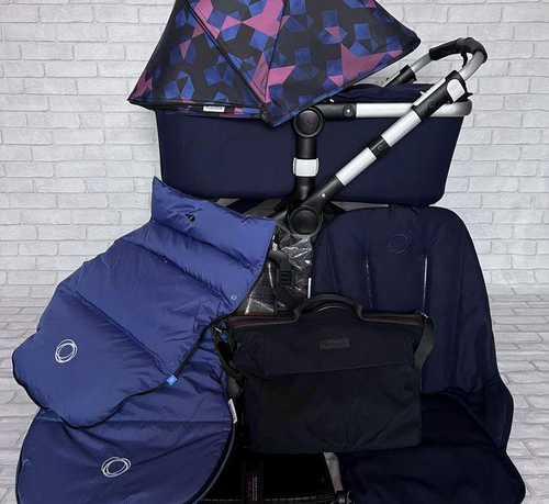 Коляска Bugaboo Fox 3в1 Navy blue