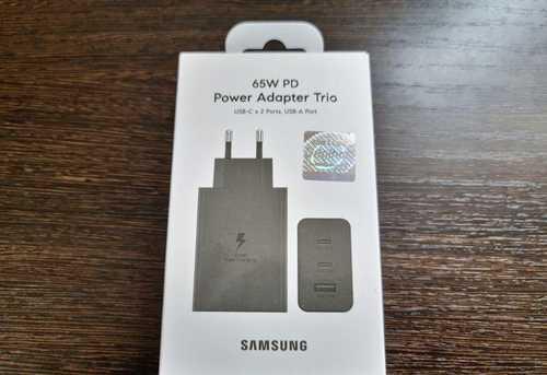 Зарядное устройство PD 65w USB-C samsung trio