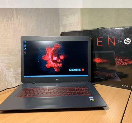 Игровой кабан HP omen 17' i5/gtx1050/8/500