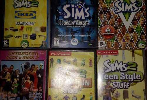 Sims 2 антология+Sims 3 + Harry Potter