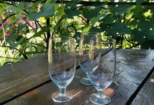 Фужеры бокалы для вина и воды стекло 3 шт