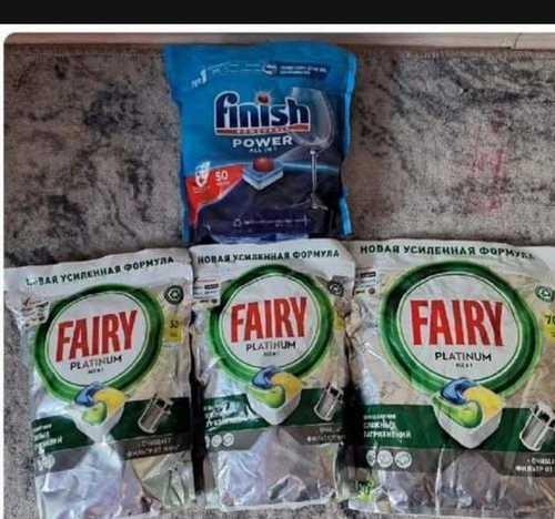 Капсулы для посудомоечных машин fairy
