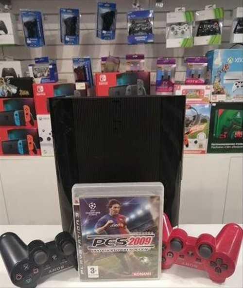PS3 + 2 геймпада + PES 2009 (магазин на Арбате)