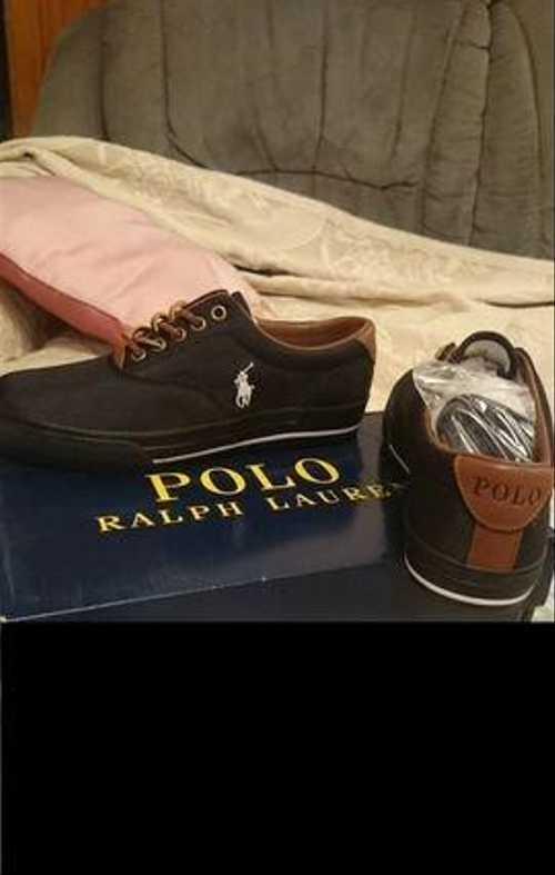25,5см 40 USA Ralph Lauren Polo кроссовки и почтой