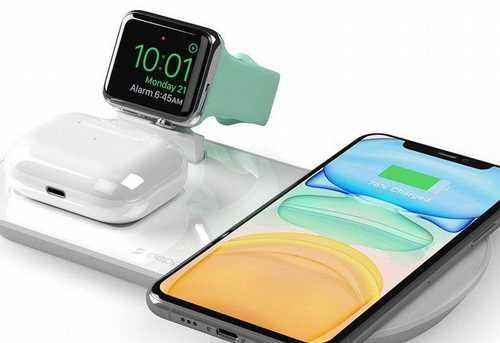 Зарядная Станция 3в1: iPhone +Watch +AirPods 17.5W