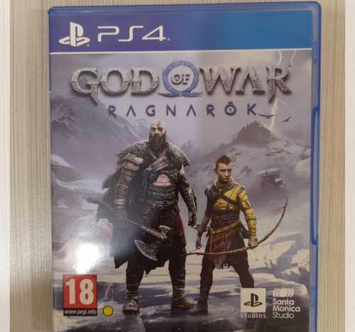 Игра God of War Ragnarok ps4 ps5 диск