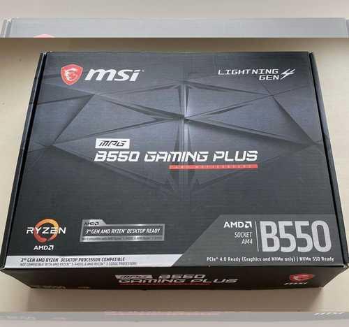 Материнская плата MSI MPG b550 gaming plus AM4 ATX