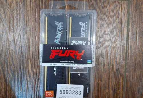 Оперативная память Kingston Fury DDR5 5200 MH 16gb
