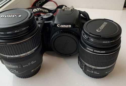 Canon 450d; объективы 17-85, 18-55