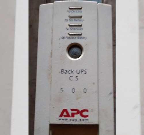 Ибп бесперебойник apc back-ups cs 500