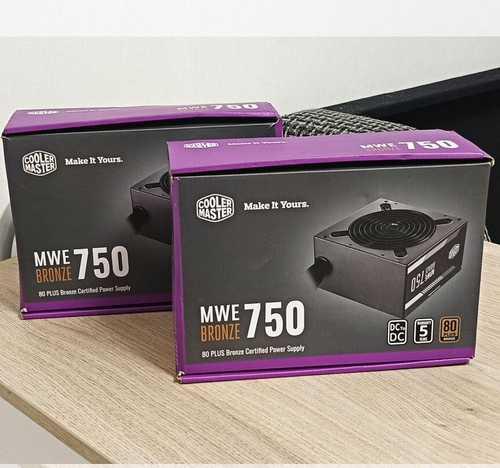 Блок питания 750w Cooler Master Bronze