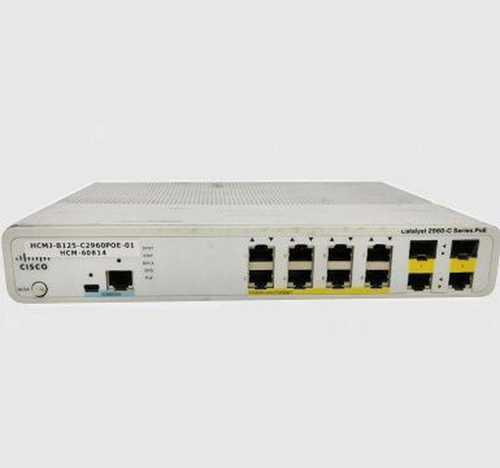 Б/У Коммутатор Cisco WS-C2960C-8PC-L