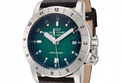 Glycine Airman GMT - Зелёные. Двойное время. Новые