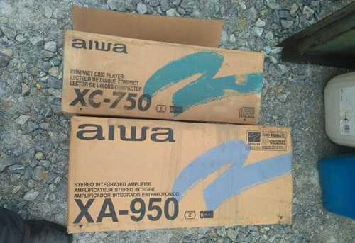 Коробки от Aiwa XA-950, Aiwa XC-750