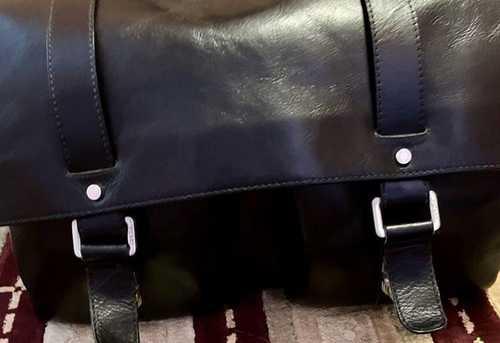 Мужской кожаный портфель из натуральной кожи