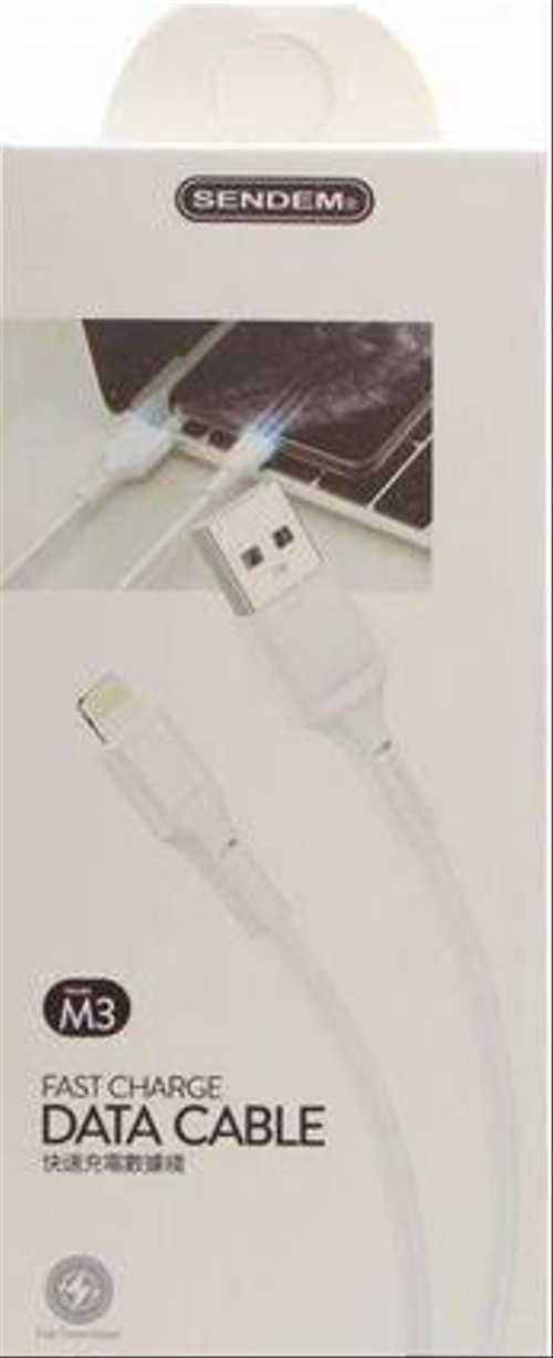 USB Кабель для Apple Sendem M3, 2A, 1 м