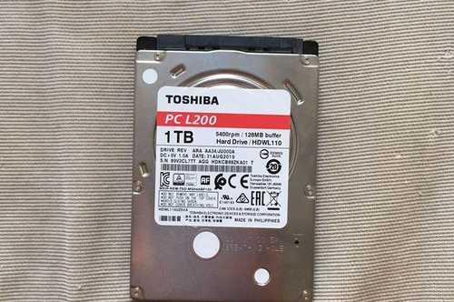 Жесткий диск toshiba PC L200 1tb