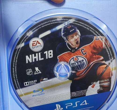 Игра NHL 18 ps4
