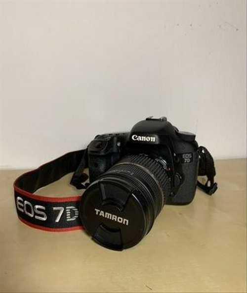 Canon eos 7d + объектив tamron af 28-75