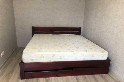 Кровать из массива сосны ширина 160 см