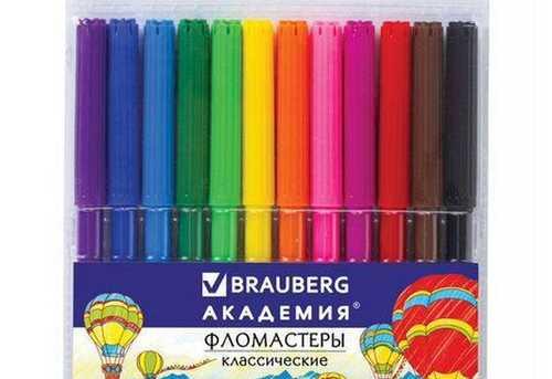 Фломастеры brauberg "академия", 12 цвет