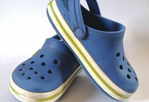 Кроксы Crocs детские сабо размер 8-9 (25-26) синие