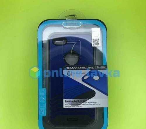 Чехол силикон Remax Saman для iPhone 7, 8 Blue