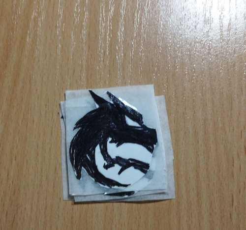 Самодельная наклейки CS:GO Team Spirit