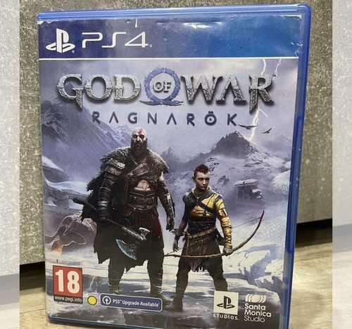 Диск God of war ragnarok для ps4/ps5