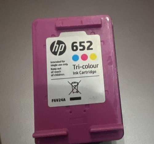 Картридж hp 652 цветной