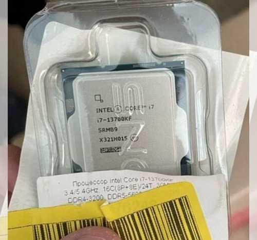 Процессор intel core i7 13700kf