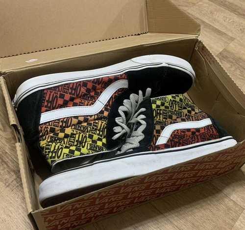 Кеды Vans sk8 hi Logo Flame