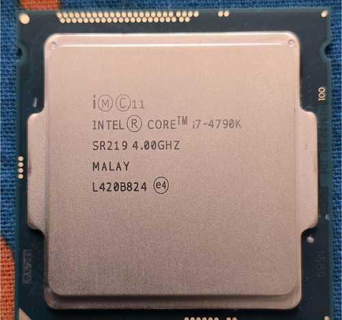 Процессор Intel Core i7-4790K, socket LGA 1150