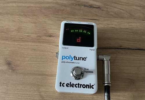 Tc electronic polytune гитарная педаль-тюнер