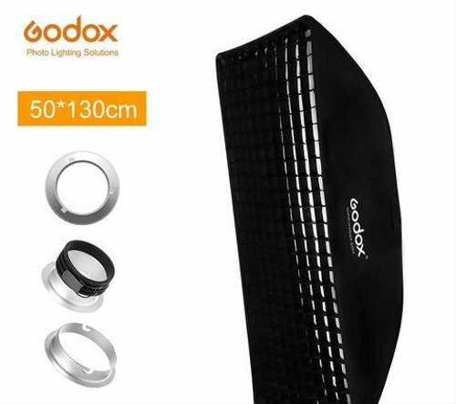 Новый Стрипбокс Godox 50x130 с сотовой решеткой