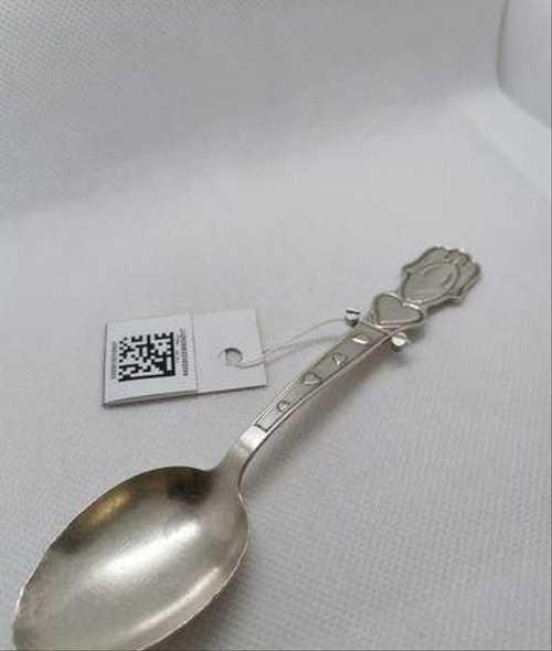 Серебряная чайная ложка 925(спарта юв)